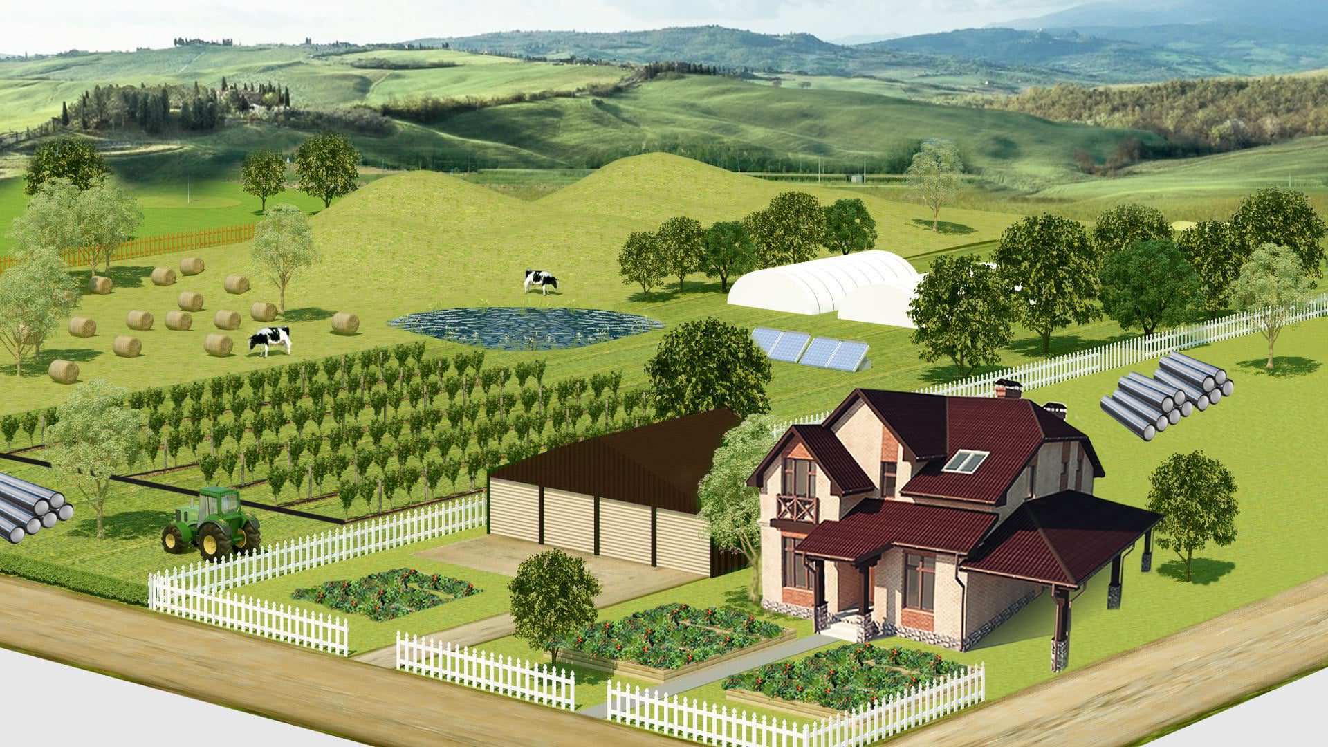 Polyethylene and PVC Pipes for Irrigation and Agriculture Systems